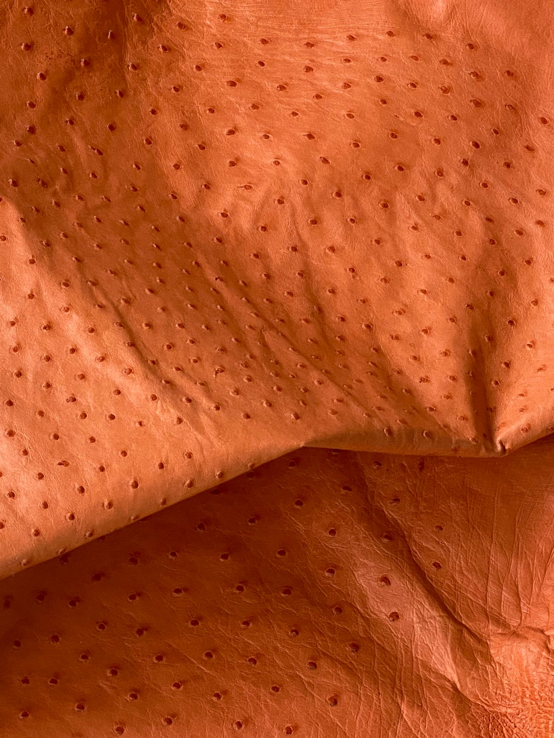 Crafting Genuine Ostrich Body Skin Leather Sheets, Premium Exotic Full ...