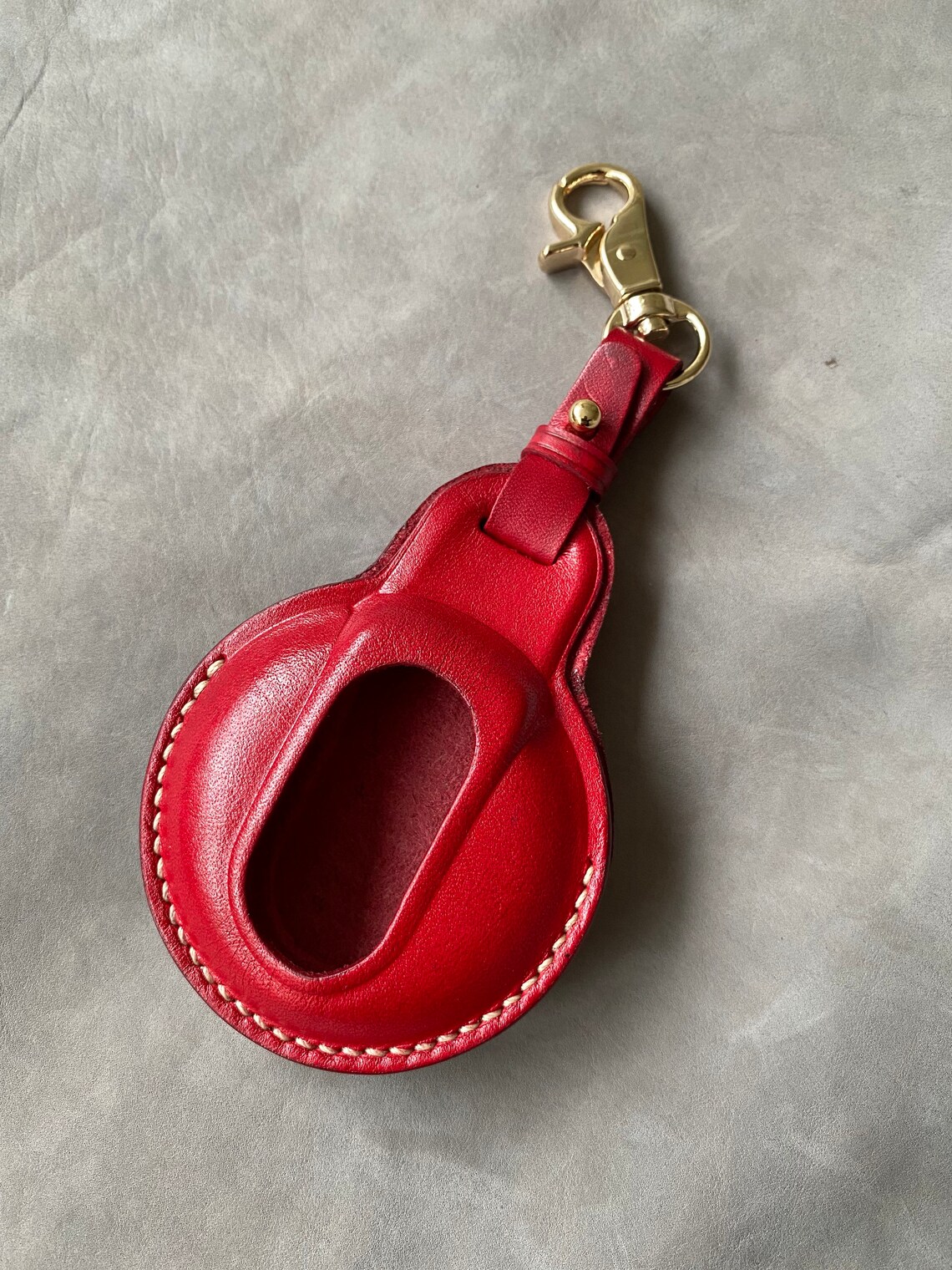 Handmade Leather Car Key Case, Car Accessories, Key Fob Cover, MINI Key ...