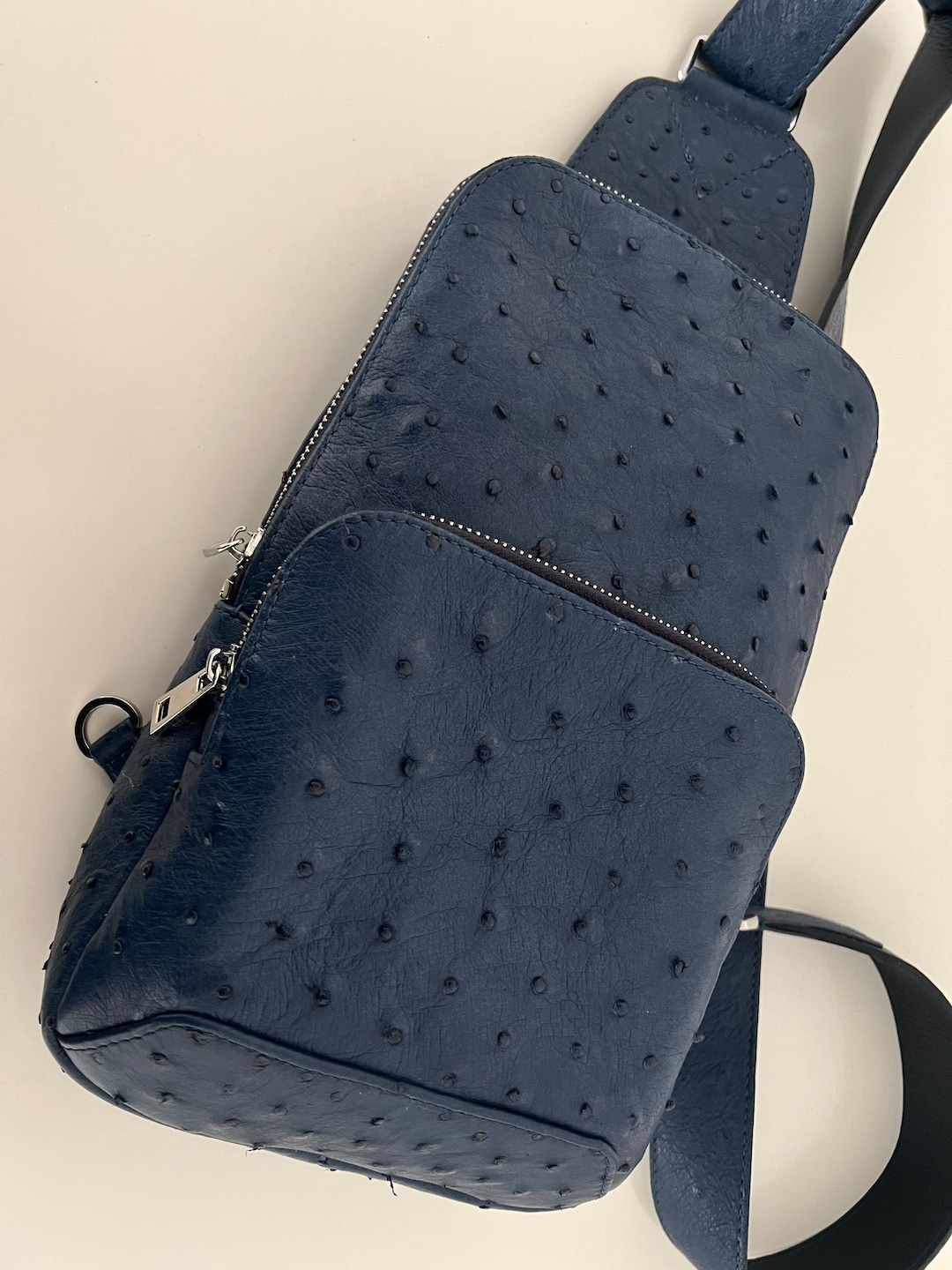 Genuine Ostrich Leather Skin Backpack. - Etsy