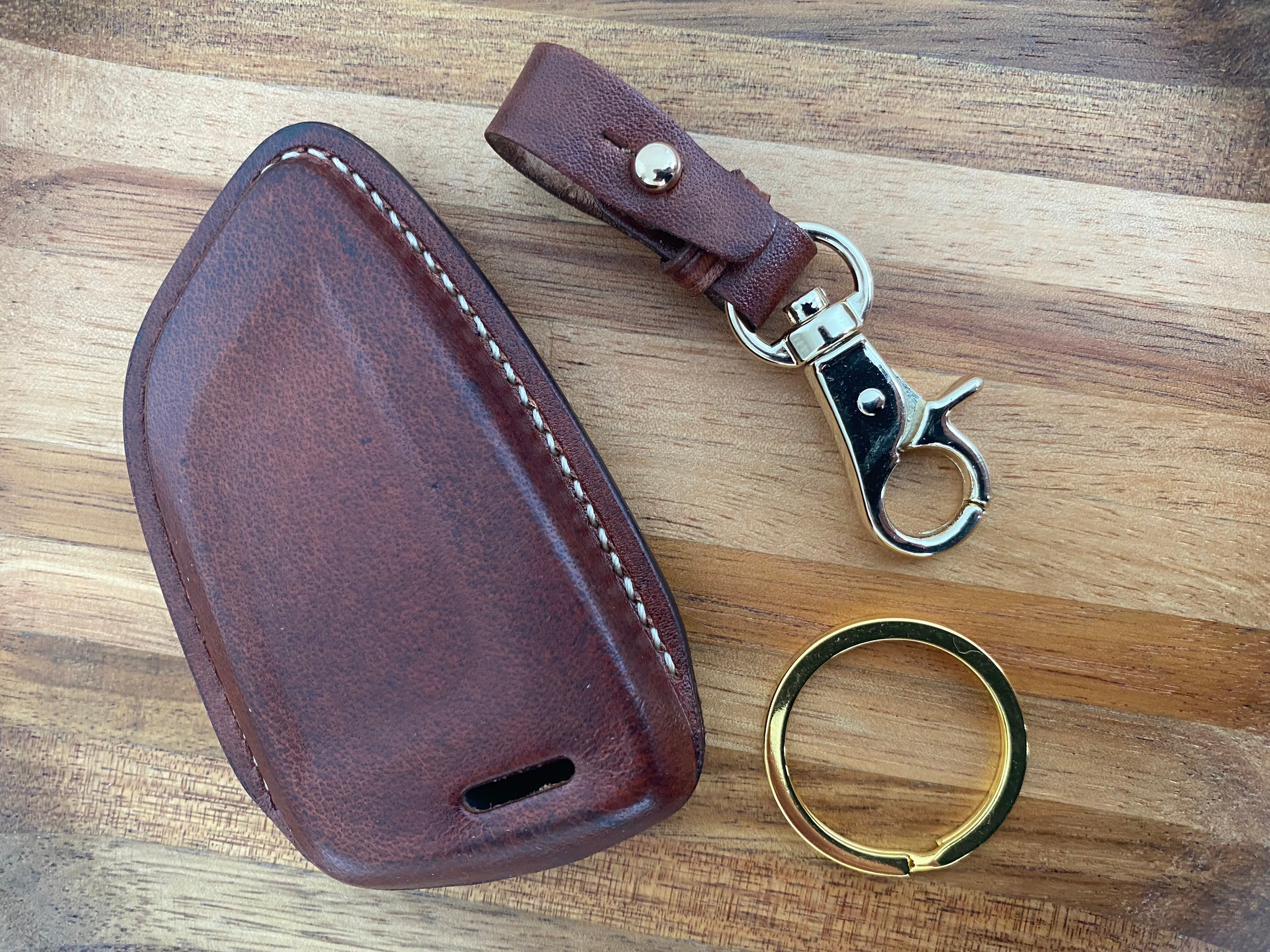 Handmade Leather Car Key Case Car Accessories Key Fob Cover - Etsy ...