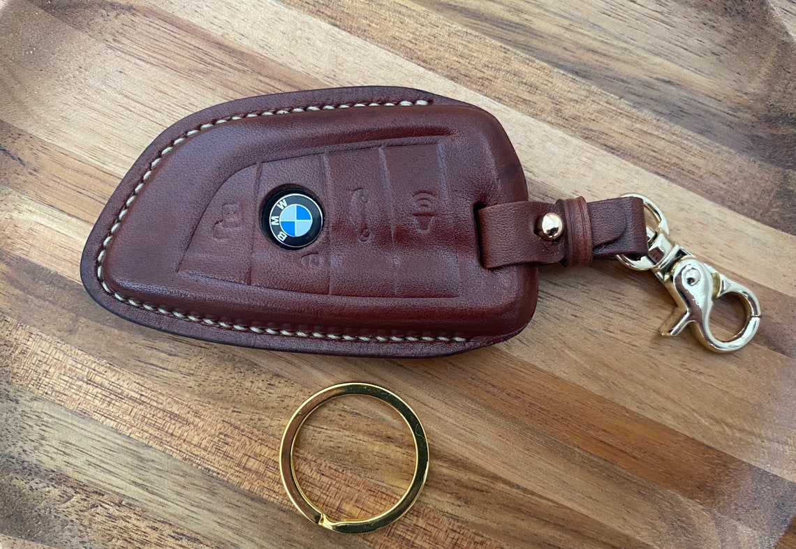 Handmade Leather Car Key Case Car Accessories Key Fob Cover - Etsy ...
