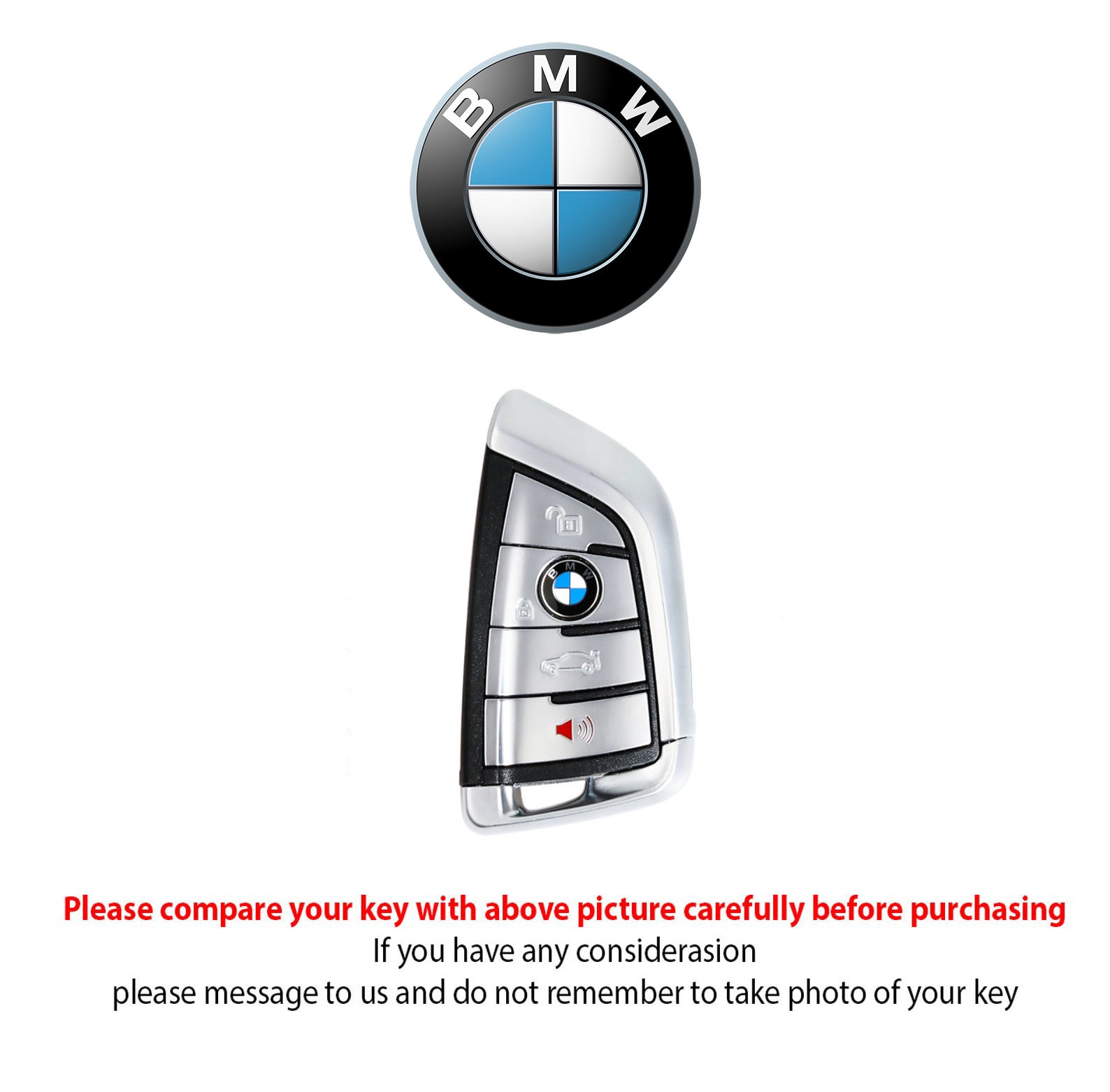 Handmade Leather Car Key Case, Car Accessories, Key Fob Cover, BMW Key ...