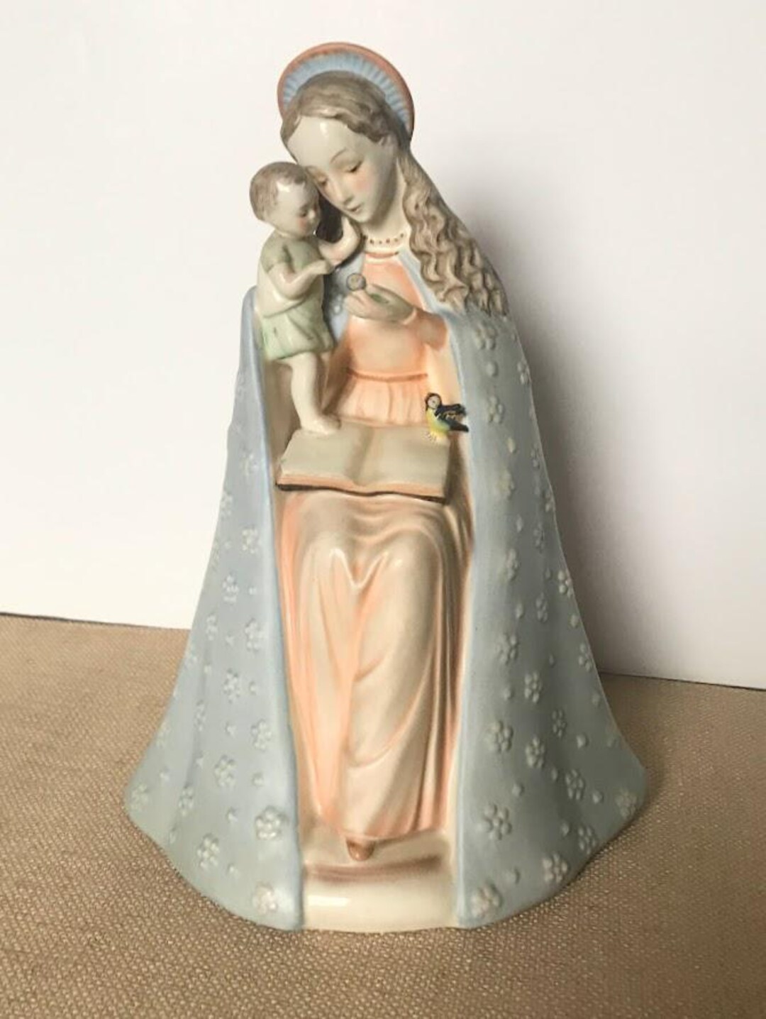 9" Flower Madonna - Goebel Hummel - Full Bee TMK-2 - Open Halo - Etsy