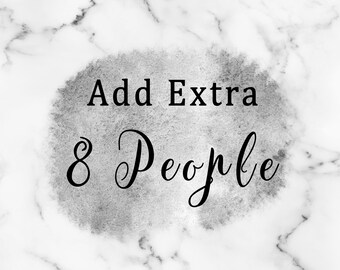 Add Extra People or Pets to My Existing Order - Etsy