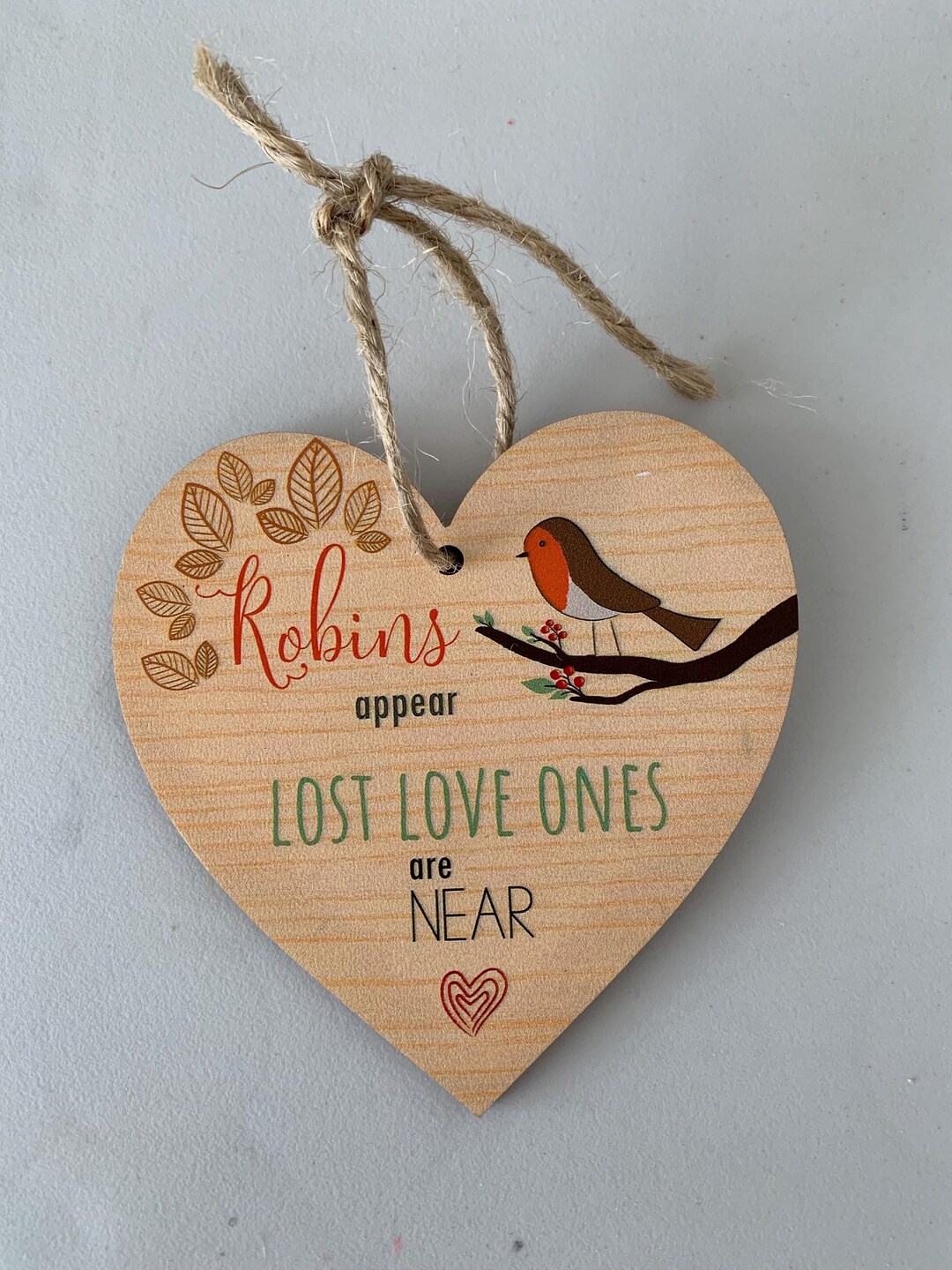 Lovely Memorial Robin Sign - Etsy