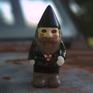 Mini Ceramic Hand Painted Horror Garden Gnomes - Etsy