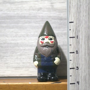 Mini Ceramic Hand Painted Horror Garden Gnomes - Etsy