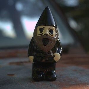 Mini Ceramic Hand Painted Horror Garden Gnomes - Etsy