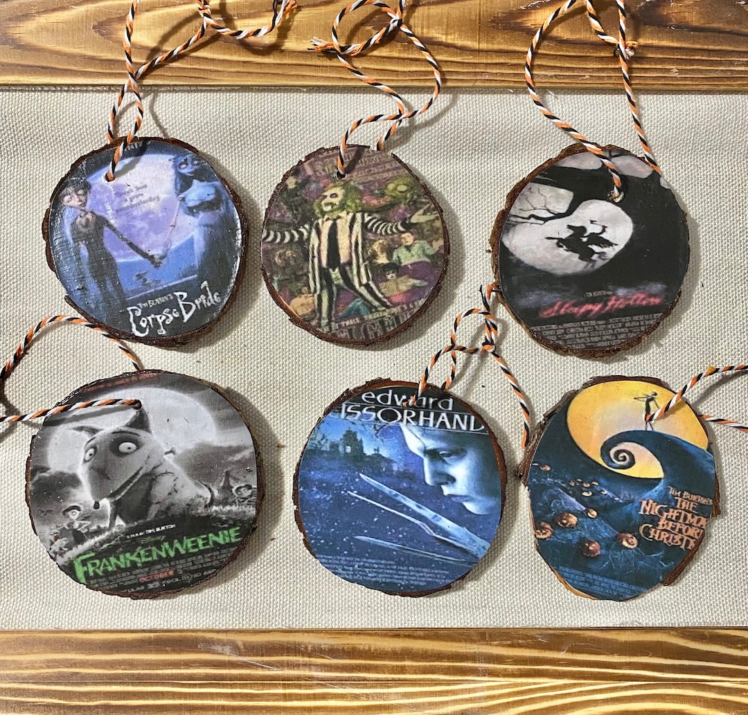 Tim Burton Inspired Movie Ornament Set - Etsy