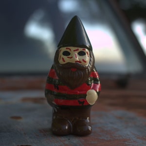 Mini Ceramic Hand Painted Horror Garden Gnomes - Etsy