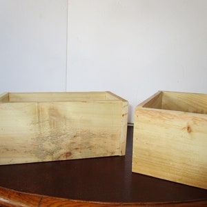 Rustic Wooden Box, Herb Box, Window Sill Box, Succulent Planter ...