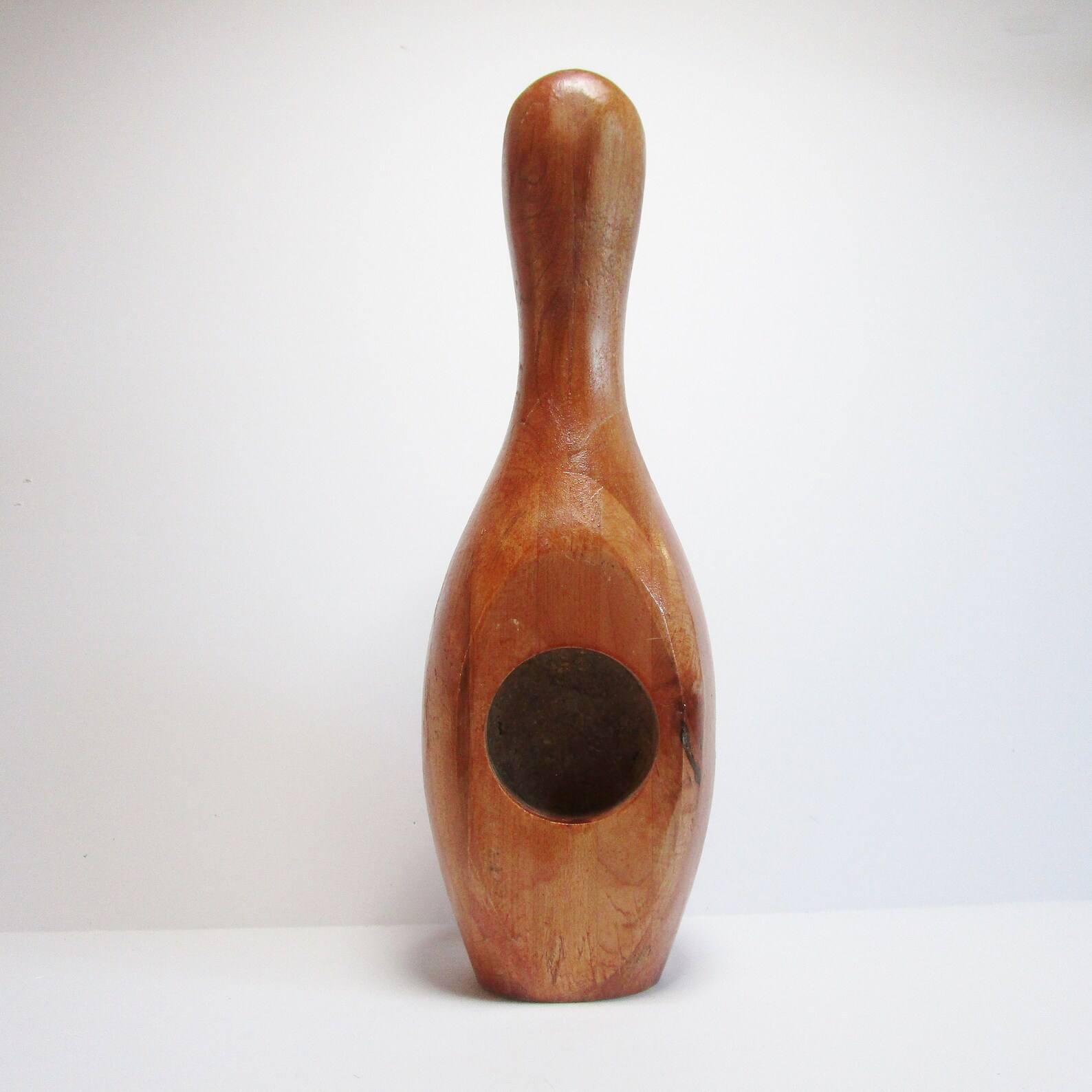 Bowling Pin Clock, Walnut Clock, Pine Clock, Maple Clock, Gift Clock ...