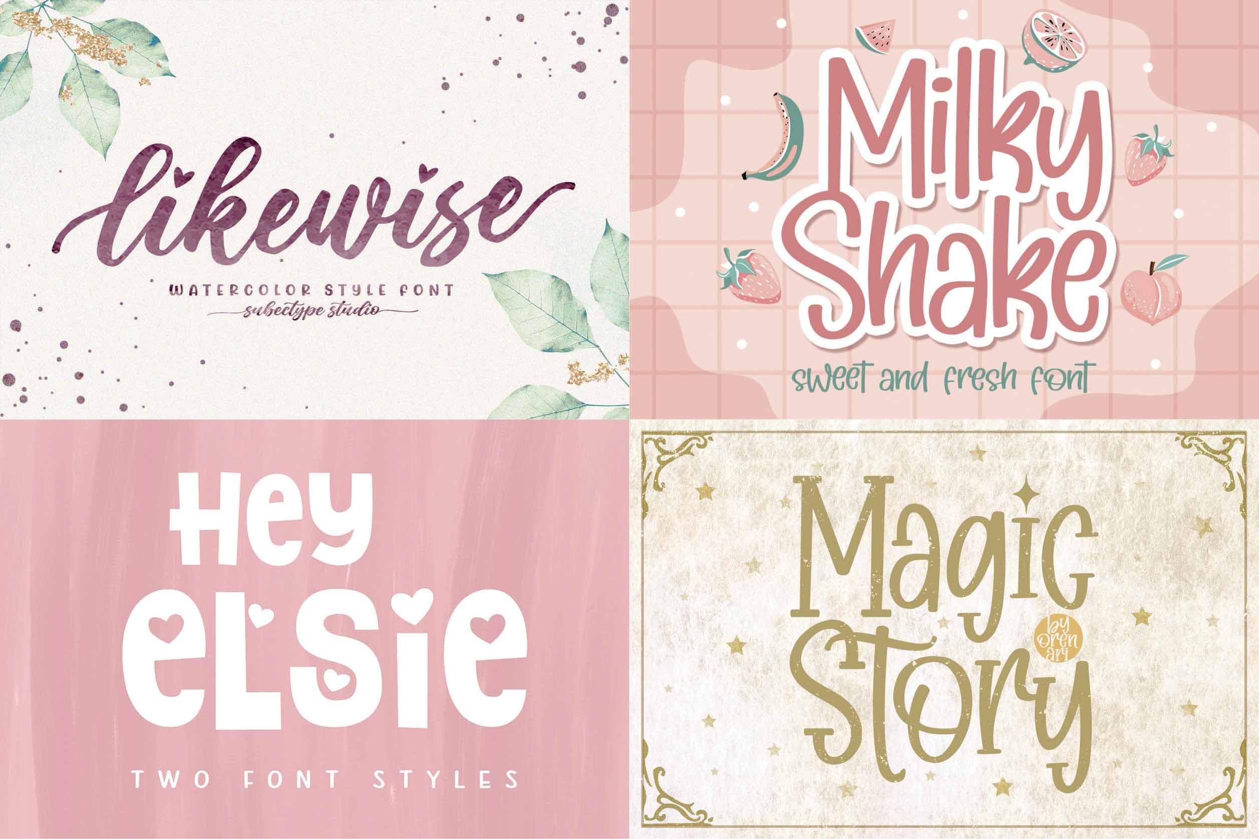 Font Bundle Cute Font Craft Font School Font Font for - Etsy
