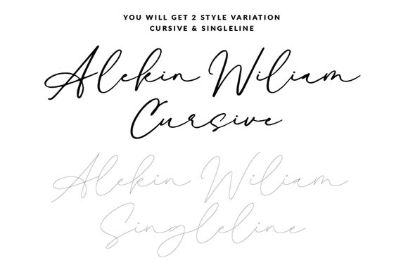 Fancy Cursive Signature