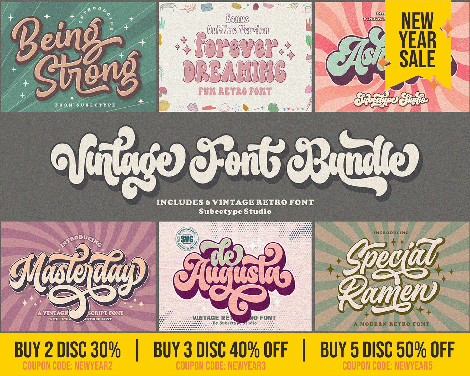 Retro Font Bundle Vintage Font Cricut Font Groovy Font - Etsy Australia