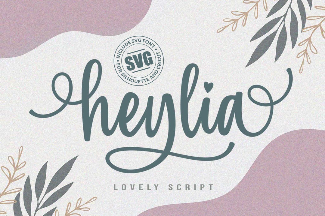 Swirl Font, SVG Font, Birthday Font, Swash Font, Curly Font, Font Tails ...