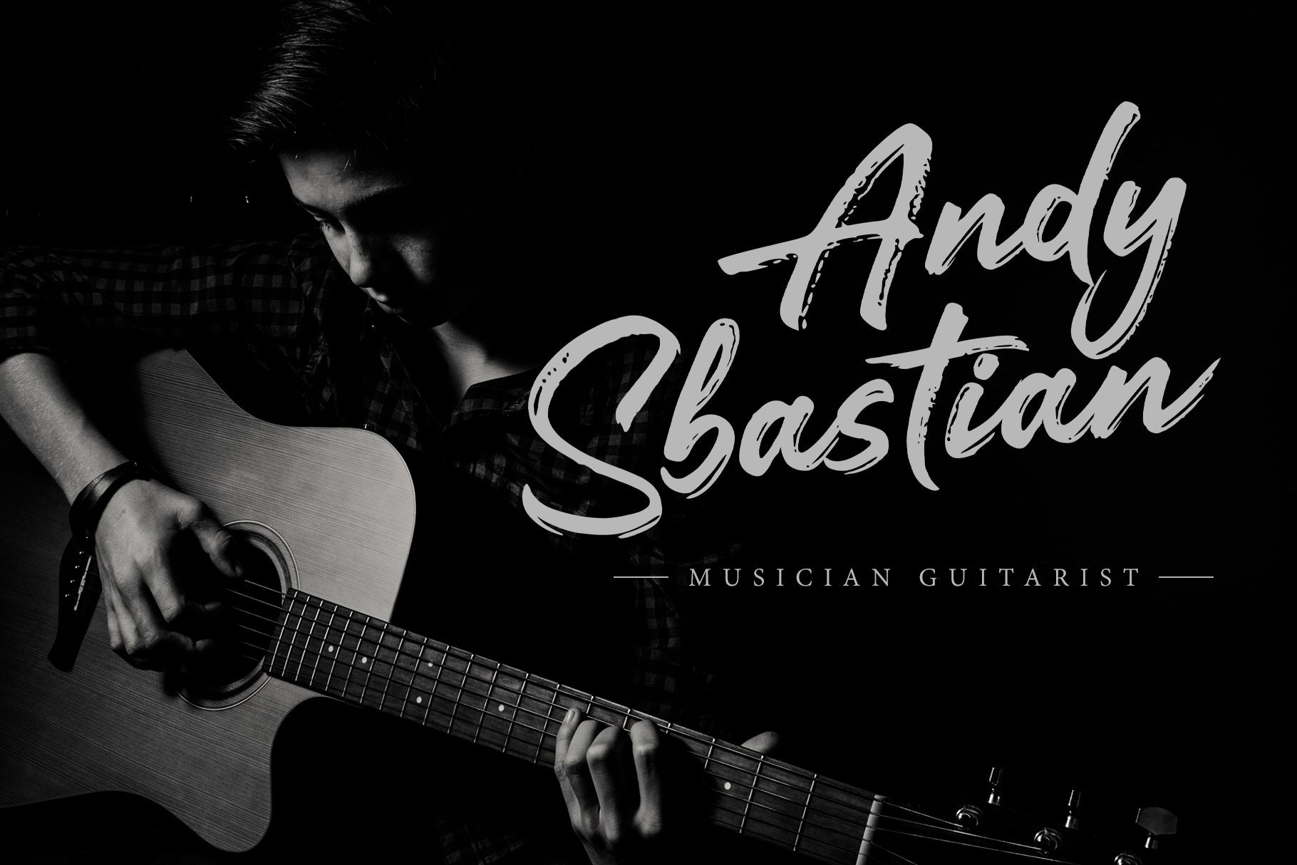 Brush Script Brush Font Poster Font Inky Font Business - Etsy