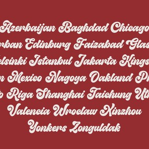 Retro Font, Vintage Font, Groovy Font, SVG Font, 70s Font, Swirl Font, Lettering Font, Procreate ...