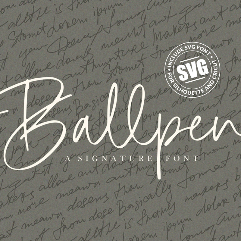 Cursive Font - Etsy