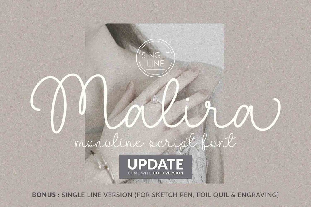 Single Line Font, Monoline Font, Cutting Font, Signature Font, Cricut ...