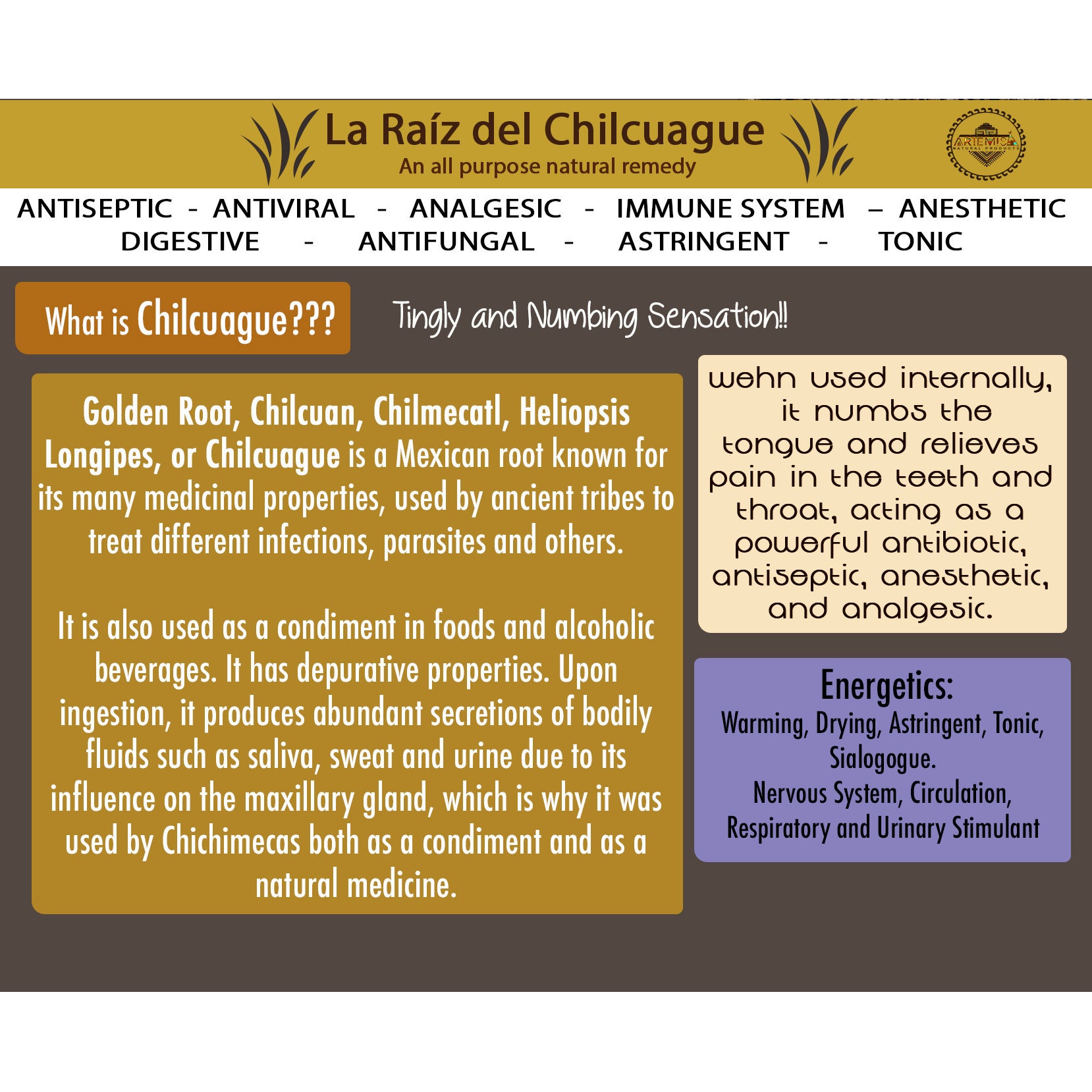 2/ Chilcuague Extract - Etsy