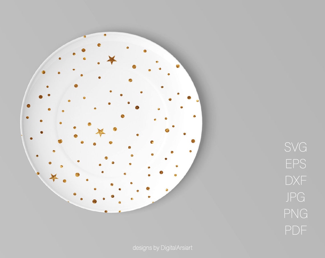 Stars Background Svg Stars Svg Seamless Pattern Svg Gold Star | Etsy