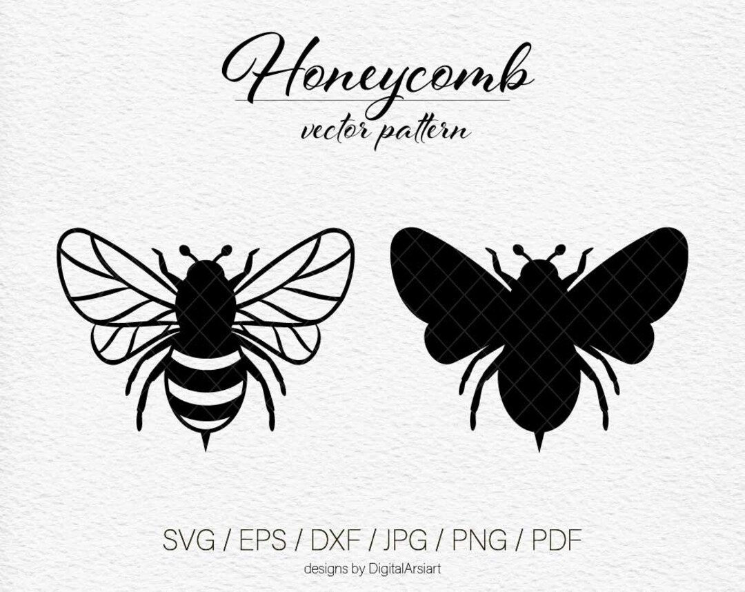 Bee Svg Vector Bee Eps Bee Bundle Svg Honey Svg Bee Cut File Honey Bee ...