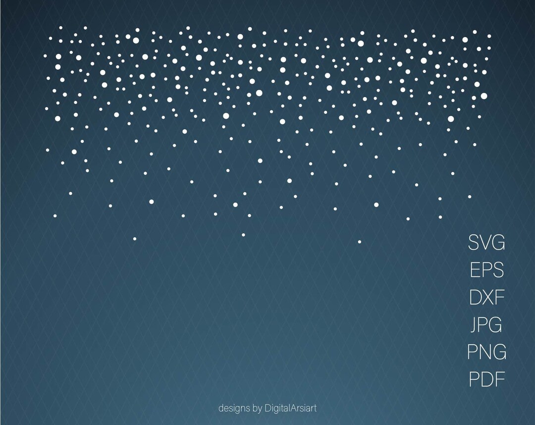 Snow Svg Background Christmas Svg Snowing Svg Snow Pattern New Year Svg ...