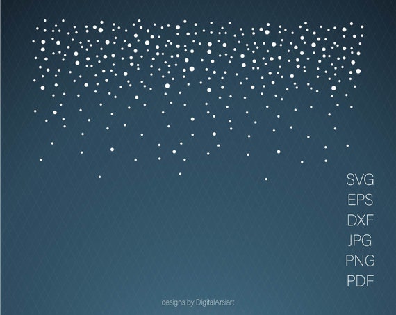 Snow Svg Background Christmas Svg Snowing Svg Snow Pattern New - Etsy