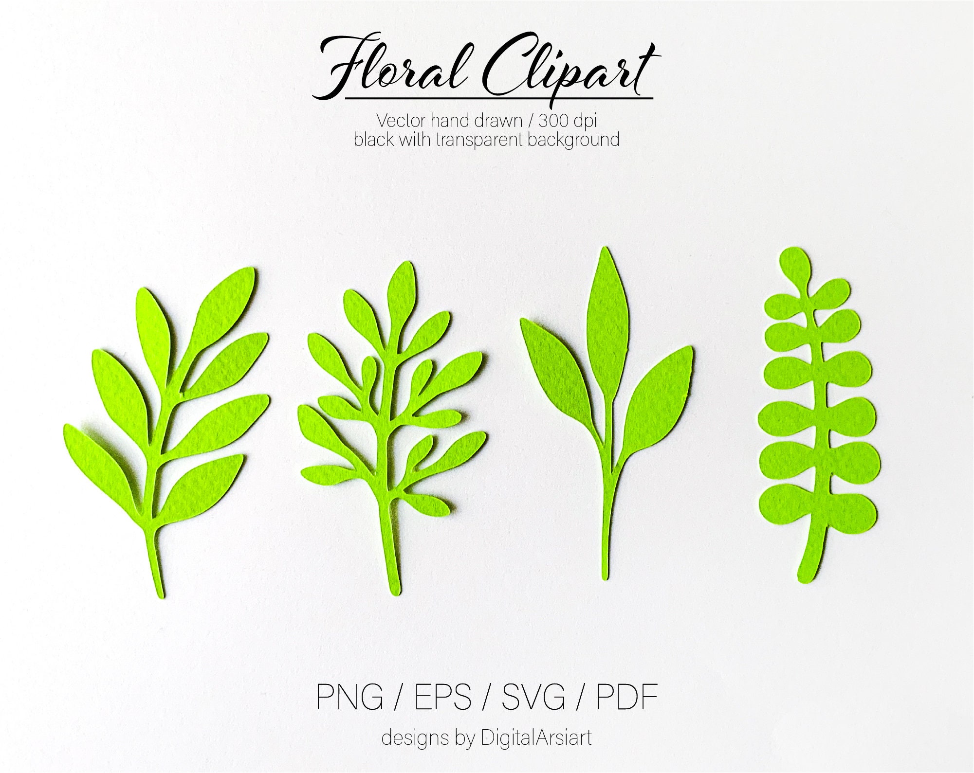 Leaf Svg File Branch Svg Cut File Leaves Svg Files for Cricut - Etsy