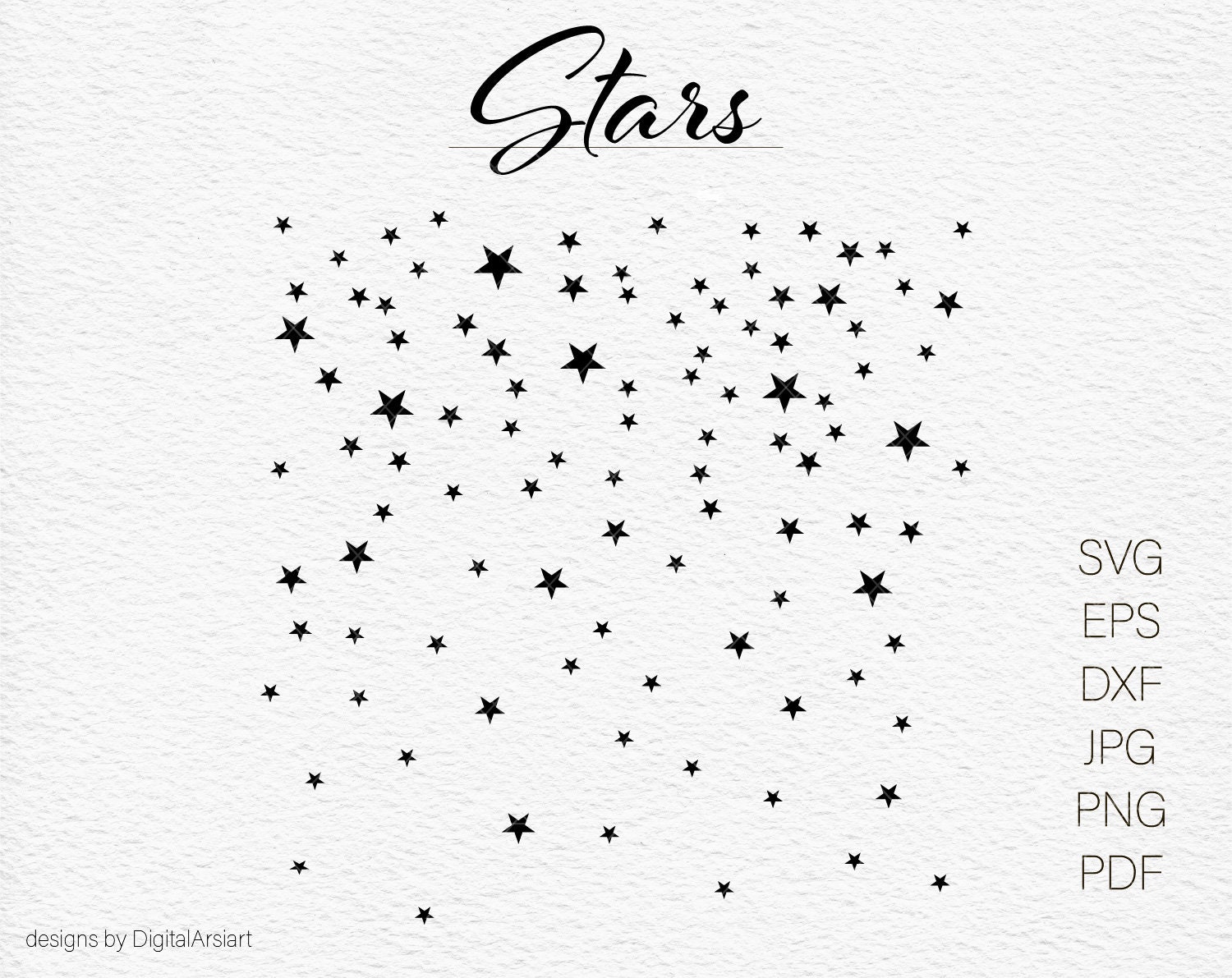 Stars Svg Star Svg Stars Background Svg Silhouette Star Cut - Etsy UK