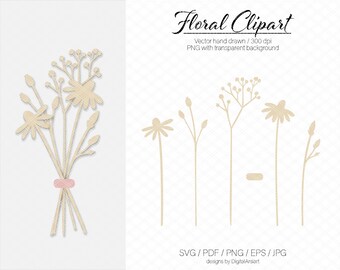 Wooden Flower Cutting Files Flowers .svg .dxf .eps .png, Lasercut Files ...