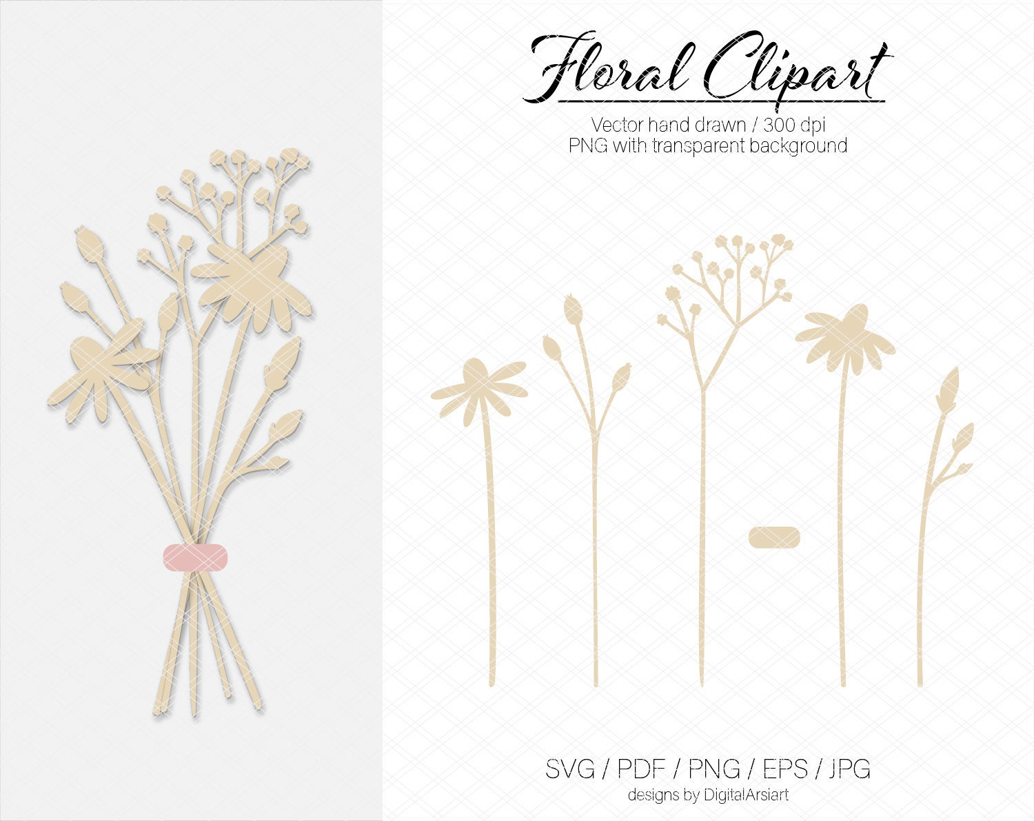 Flowers Svg Wooden Flower Cutting Files Lasercut Flower Dxf - Etsy
