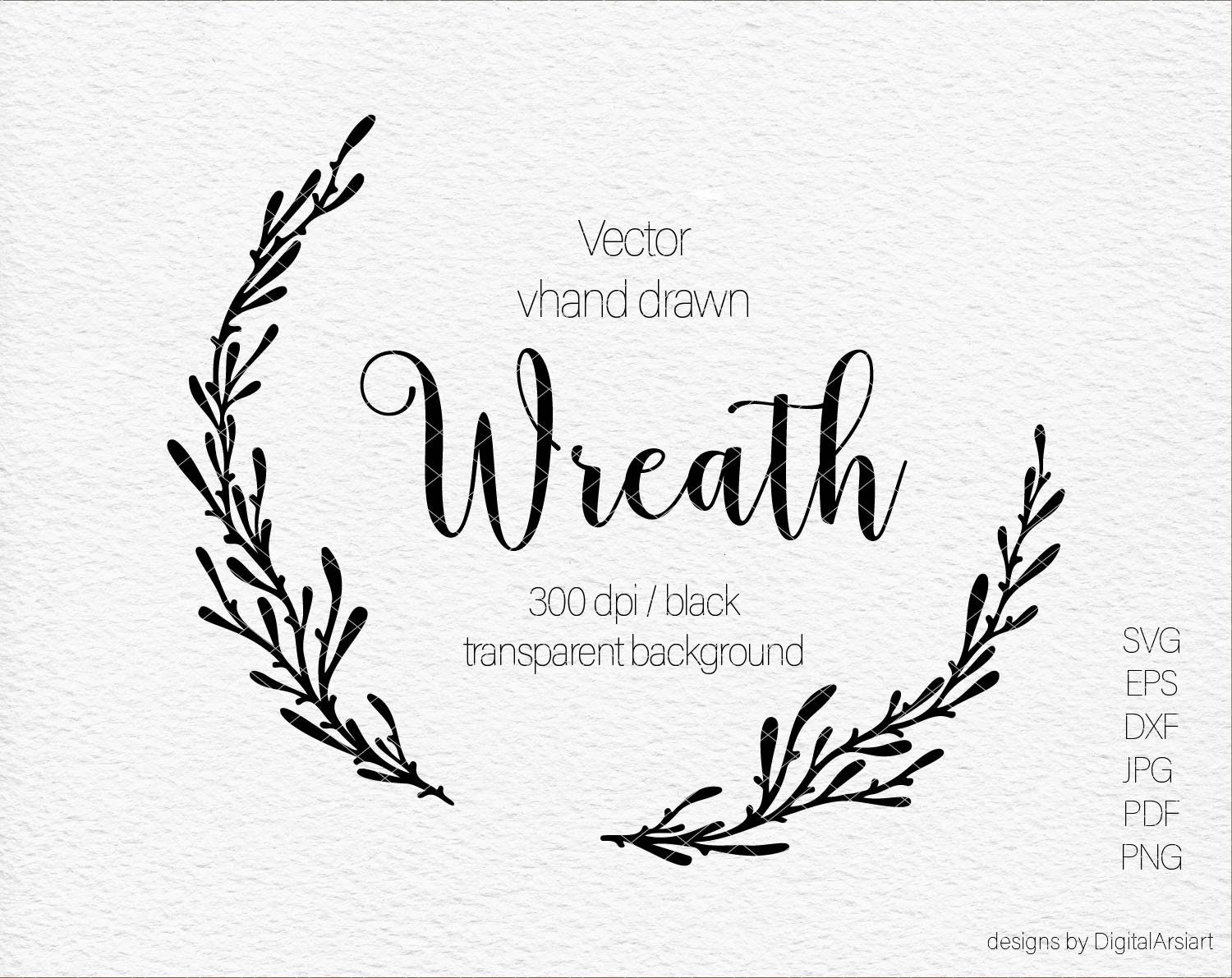 Floral Svg Floral Border Svg Branch Svg Botanical Svg Greenery - Etsy ...
