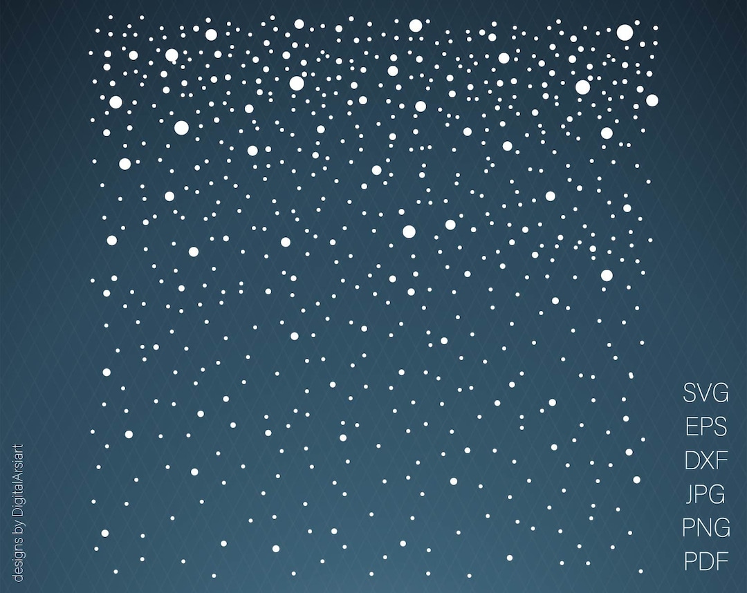 Snow Svg Snow Background Snow Pattern Snow Cut File Christmas Svg ...