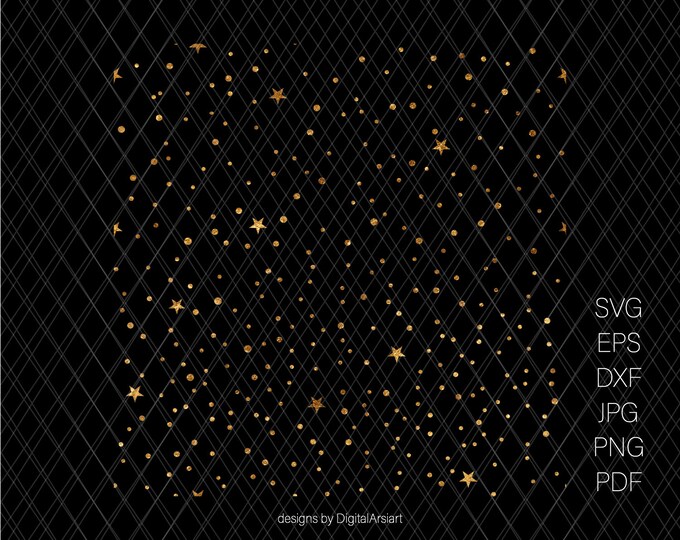 Stars Background Svg Stars Svg Seamless Pattern Svg Gold Star Svg Star ...
