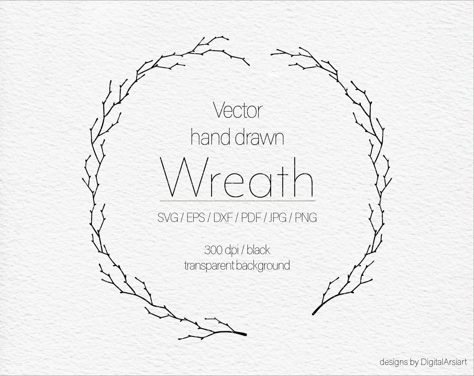 Branch Svg Floral Svg Wreath Svg Botanical Svg Wreath Svg | Etsy