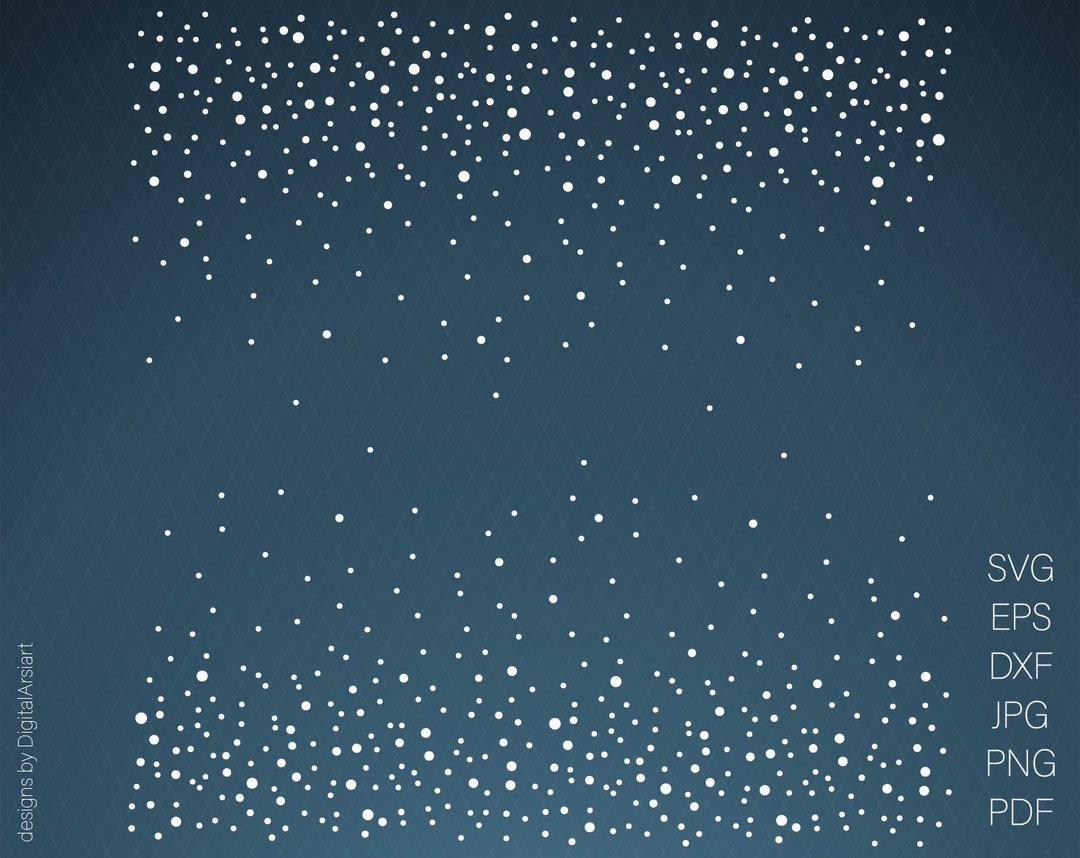 Snow Pattern Snow Svg Background Christmas Svg Falling Snow Snowing Svg ...