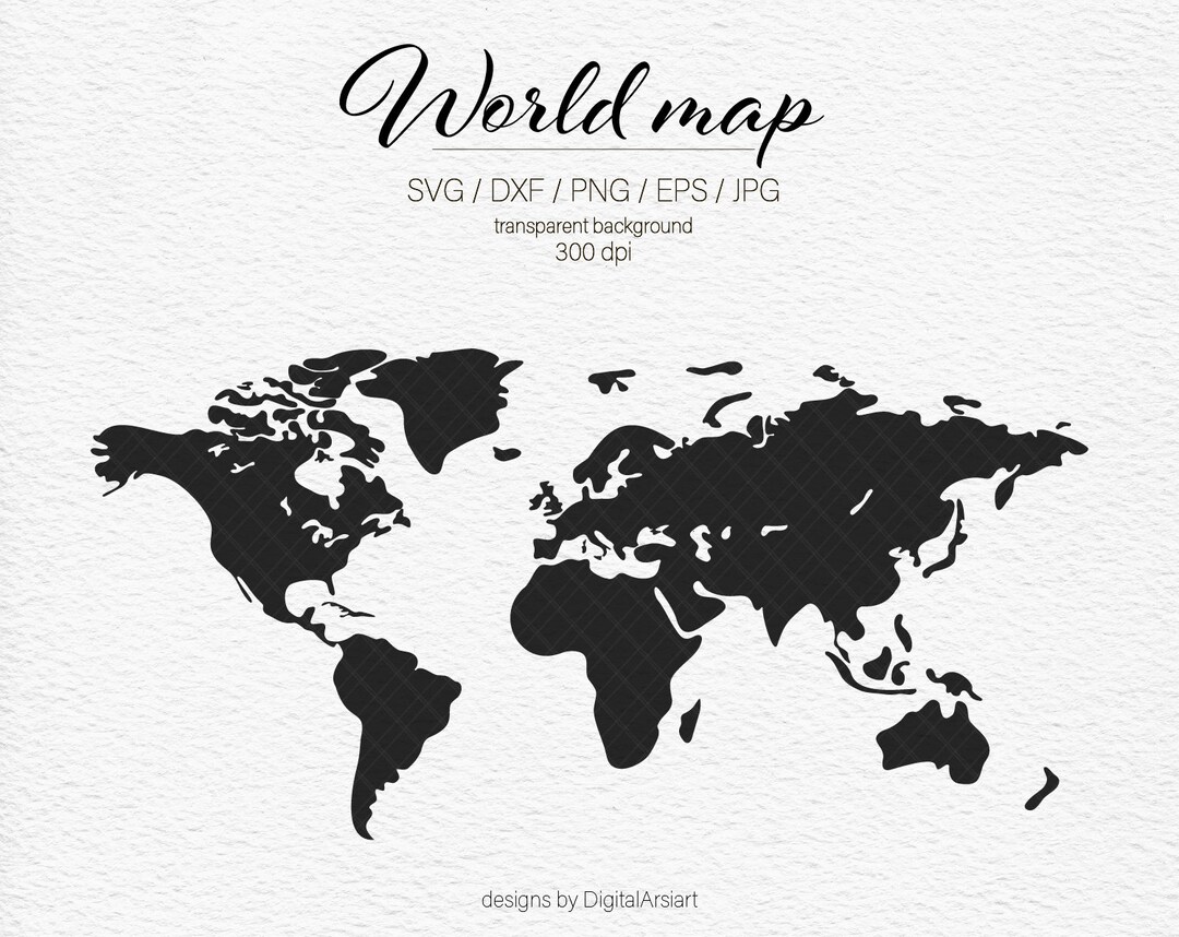 World Map Svg File Earth Svg World SVG Simple World Map Svg Globe Svg ...