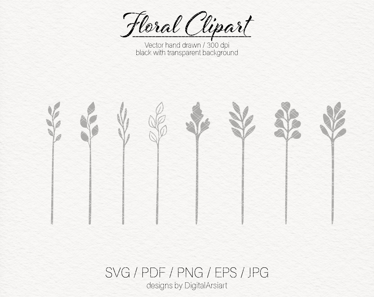Leaves Svg Laser Cut File Greenery Svg Botanical Svg Leaves - Etsy