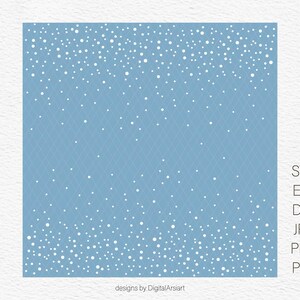 Snow Pattern Snow Svg Background Christmas Svg Falling Snow Snowing Svg ...