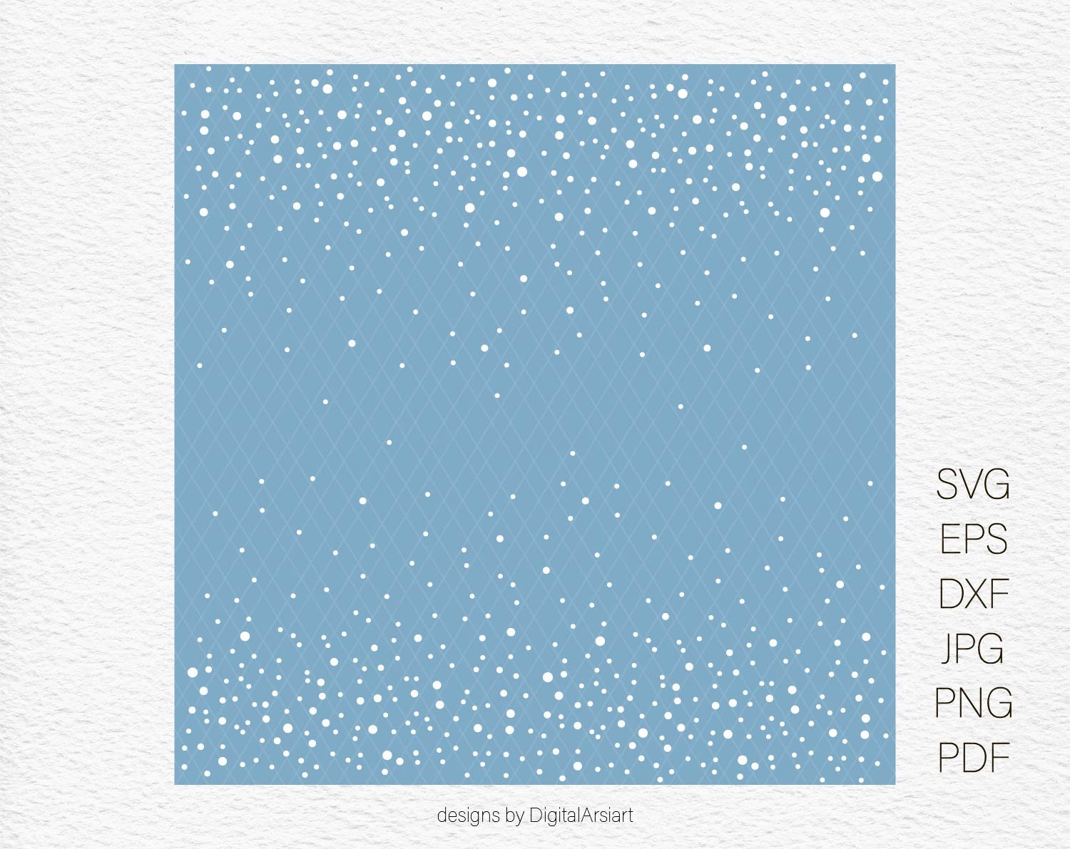 Snow Pattern Snow Svg Background Christmas Svg Falling Snow - Etsy