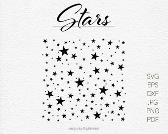 Star Svg Files for Cricut Galaxy Svg Star Background Svg Stars Svg ...
