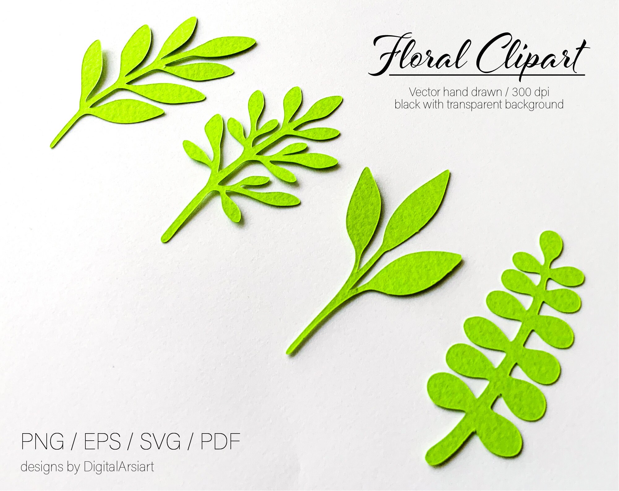 Leaf Svg File Branch Svg Cut File Leaves Svg Files for Cricut | Etsy