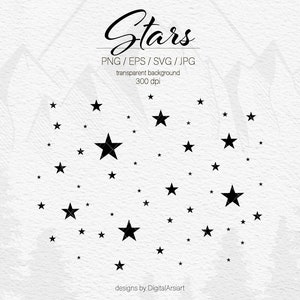 Stars Svg Stars Background Svg Star Svg Silhouette Star Cut | Etsy