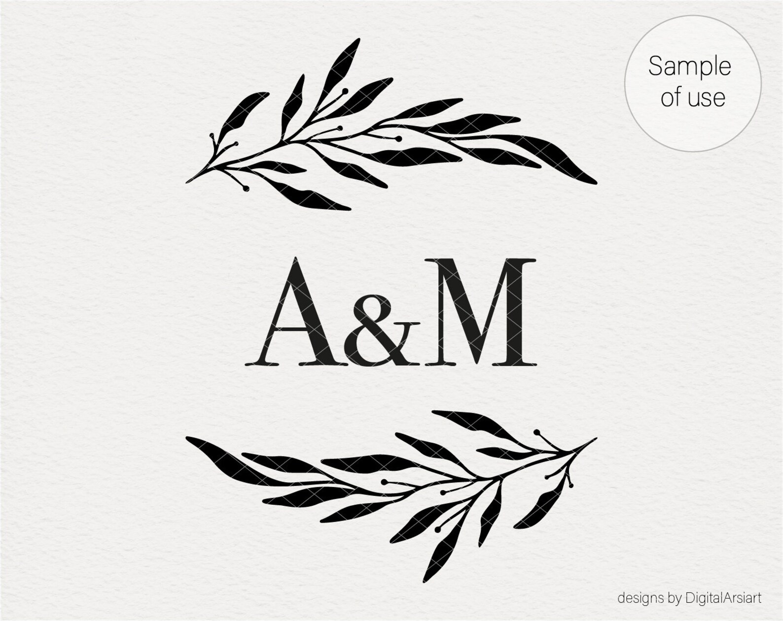 Floral Svg Floral Border Svg Branch Svg Floral Borders Svg | Etsy