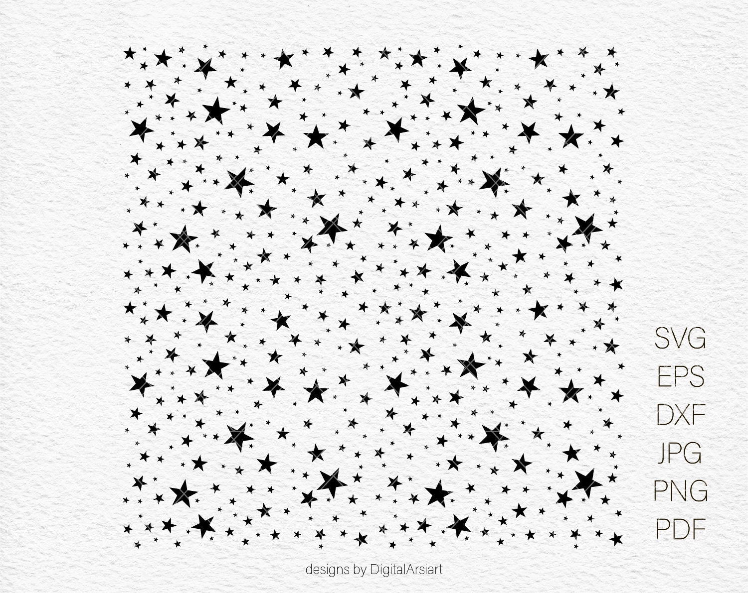 Seamless Star Pattern Svg Stars Background Svg Stars Svg Gold - Etsy