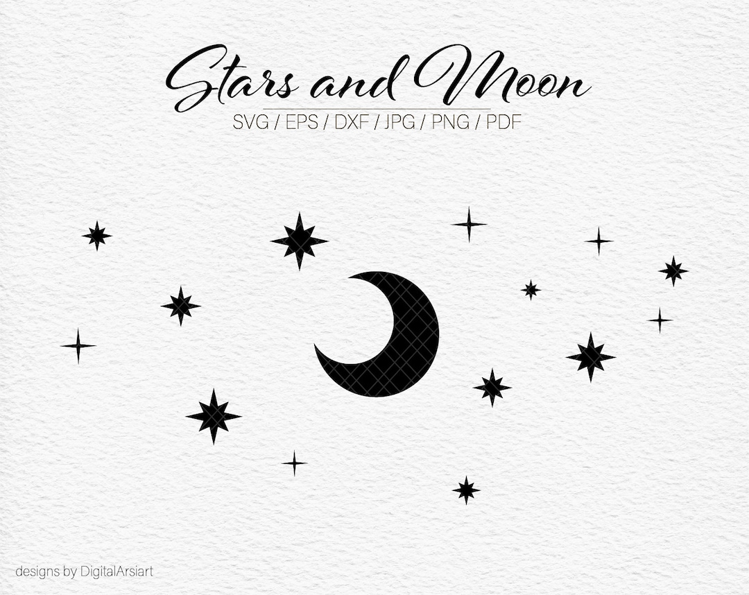 Star Svg Moon Svg Night Sky Svg Stars Background Svg Stars Svg ...
