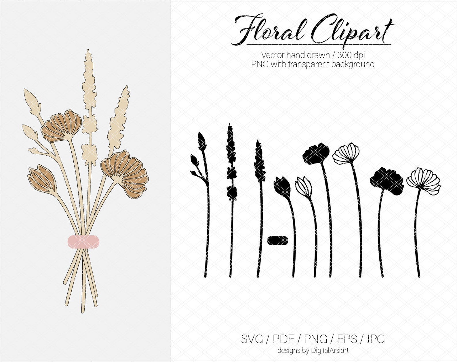 Flowers Svg Wooden Flower Cutting Files Lasercut Flower Dxf - Etsy