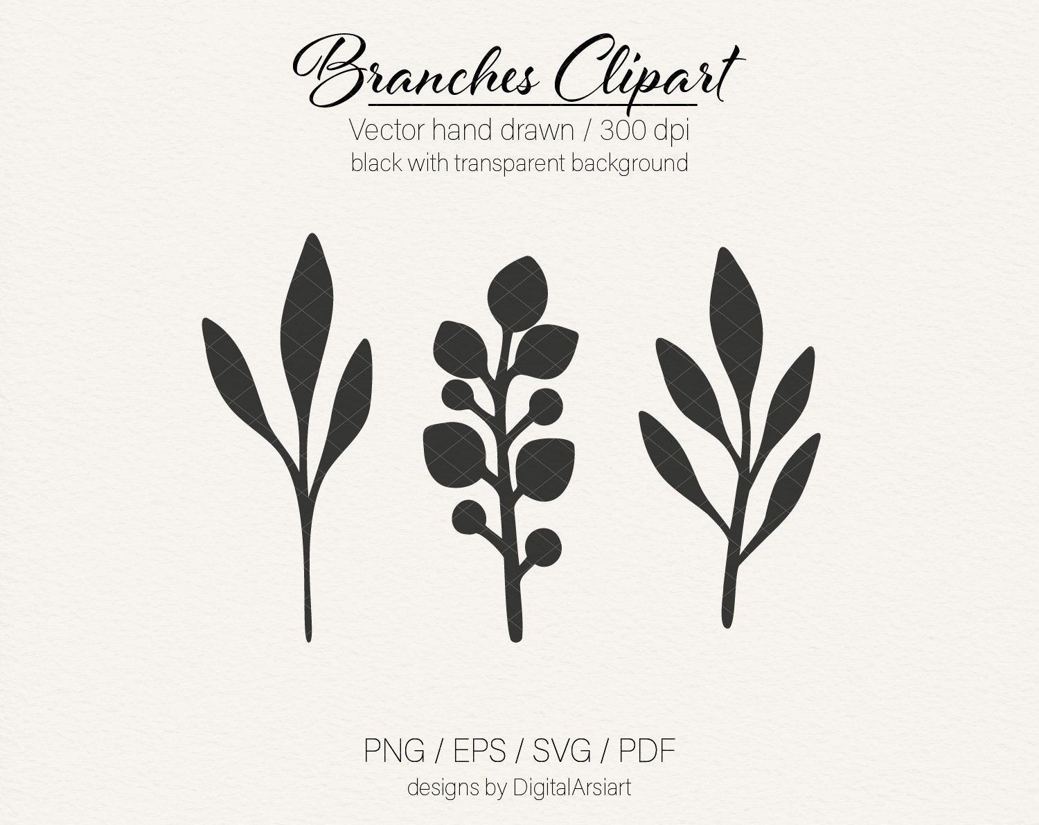 Leaf Svg File Branch Svg Cut File Leaves Svg Files for Cricut | Etsy